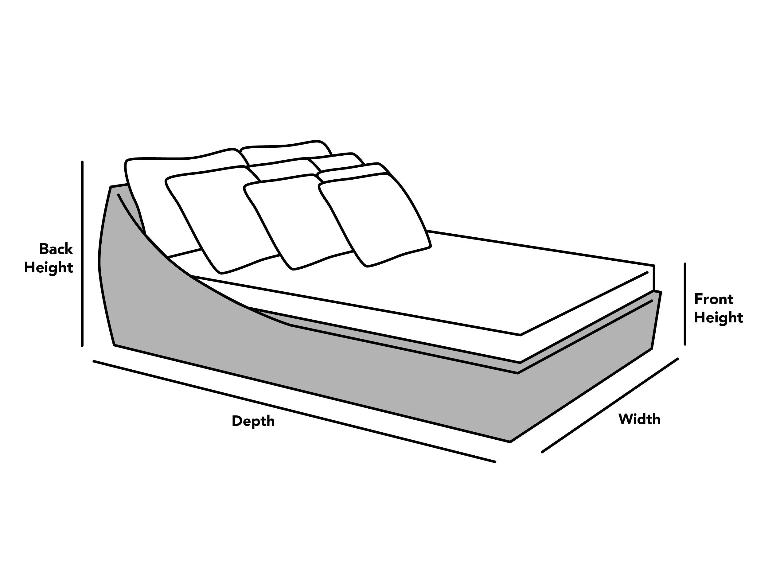 Custom Size Square/Rectangular Day Bed Cover | Coverstore