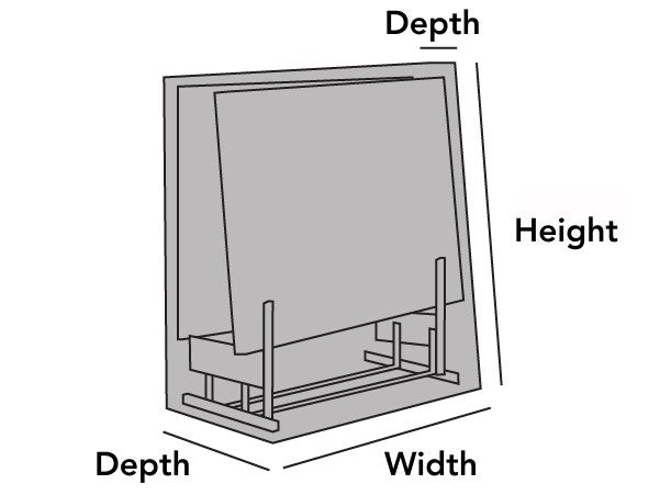 Outdoor Upright Ping Pong Table Cover | Coverstore