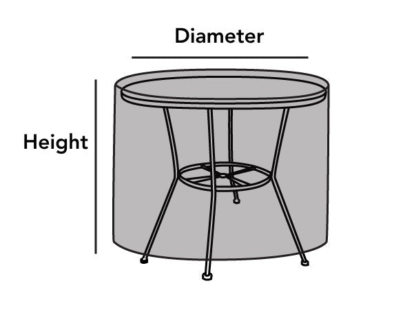 Outdoor Round Accent Table Cover | Coverstore